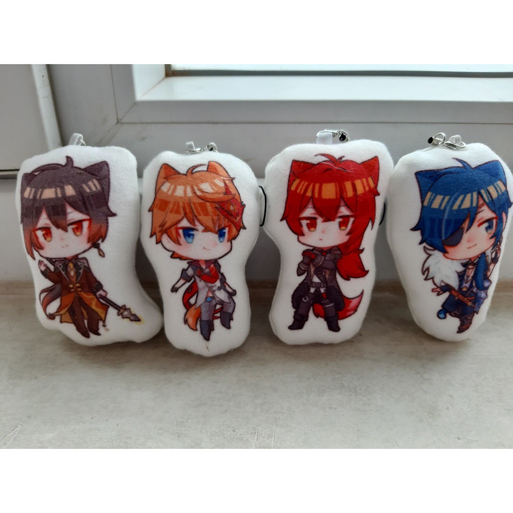 Genshin Impact character cotton keychain/pillow | Shopee Malaysia