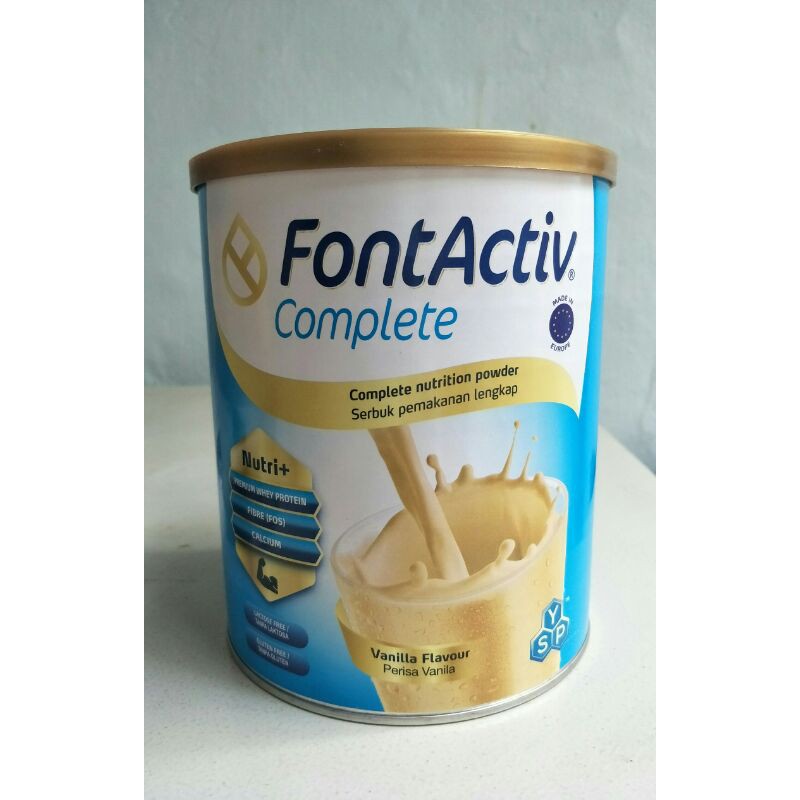 FontActiv Complete Vanilla Flavour 800g exp2027 | Shopee Malaysia