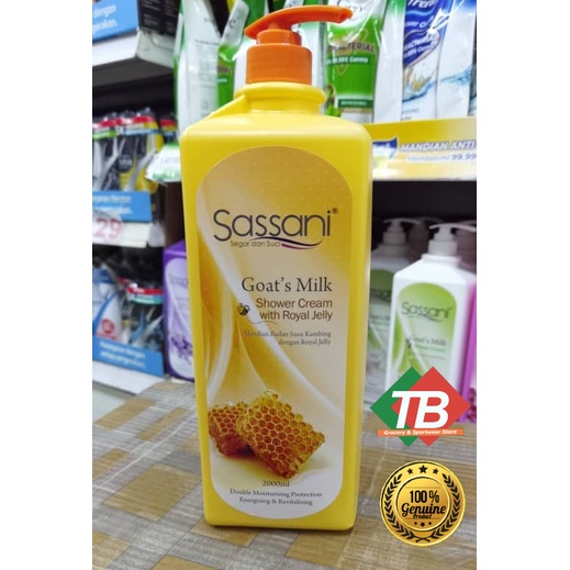 SASSANI Body Wash Shower Cream Large Size Goat Milk Shower Cream ...