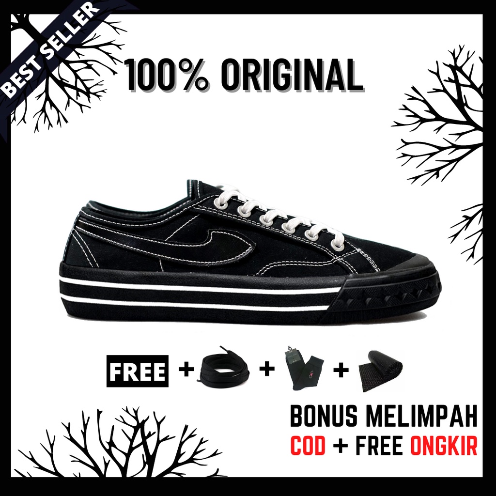 LOKAL 100% Original Local Casual Black Oreo Shoes | Not Compass ...