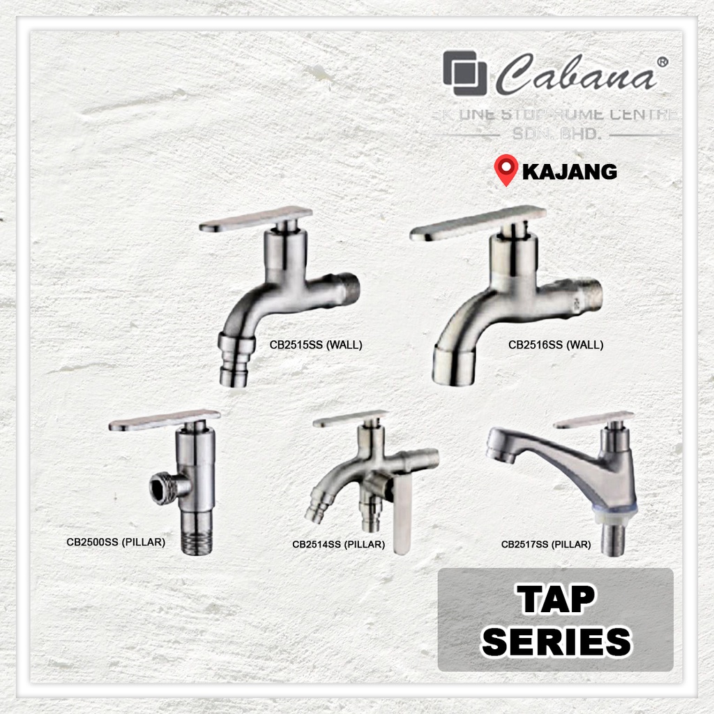 Cabana 2500 Series Bathroom Two Way Tap / Angle Valve / Bib Tap / Basin ...