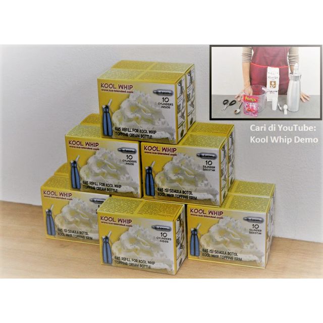 Kool Whip Cream Charger (5 boxes) | Shopee Malaysia