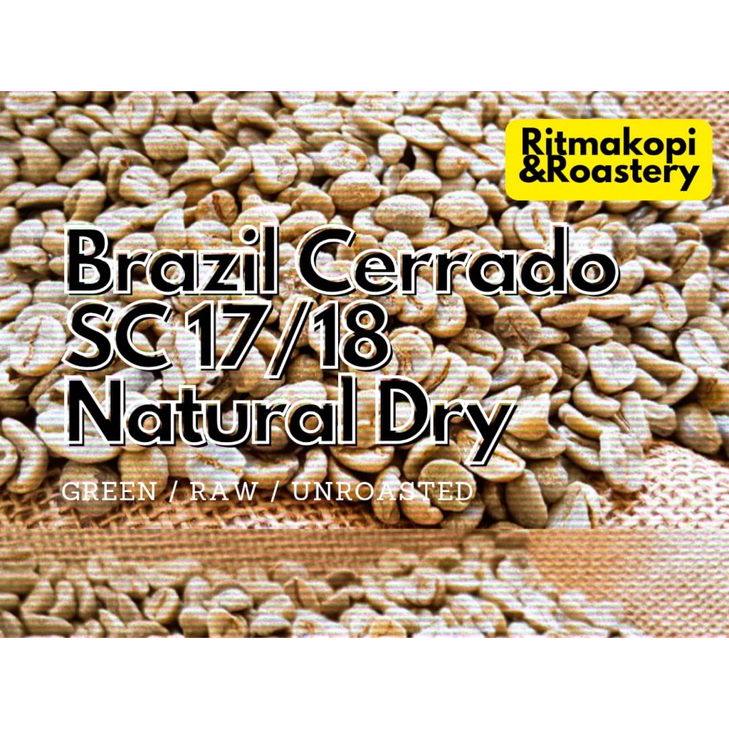 Brazil Cerrado SC 17/18 Natural Arabica Beans (Green/raw/unroasted ...