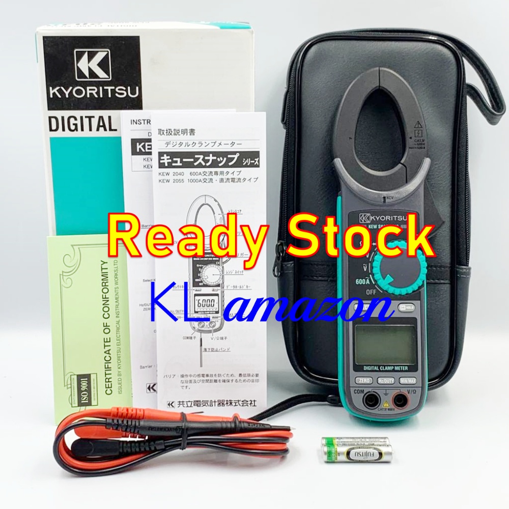 (ACCEPT URGENT ORDER!) Kyoritsu 2040 AC Digital Clamp Meter | New ...