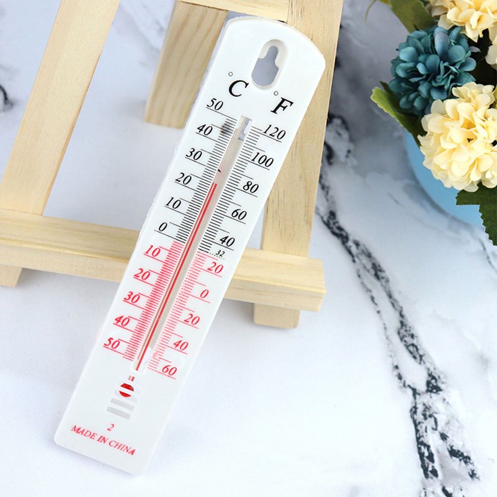 Wall-mounted thermometer - indoor and outdoor temperature measurement ...