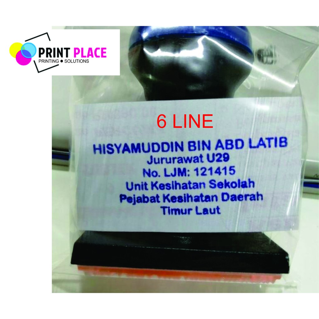 READY STOCK *Rubber Stamp * ( Cop Nama / Cop Pegawai / Cop Syarikat ...