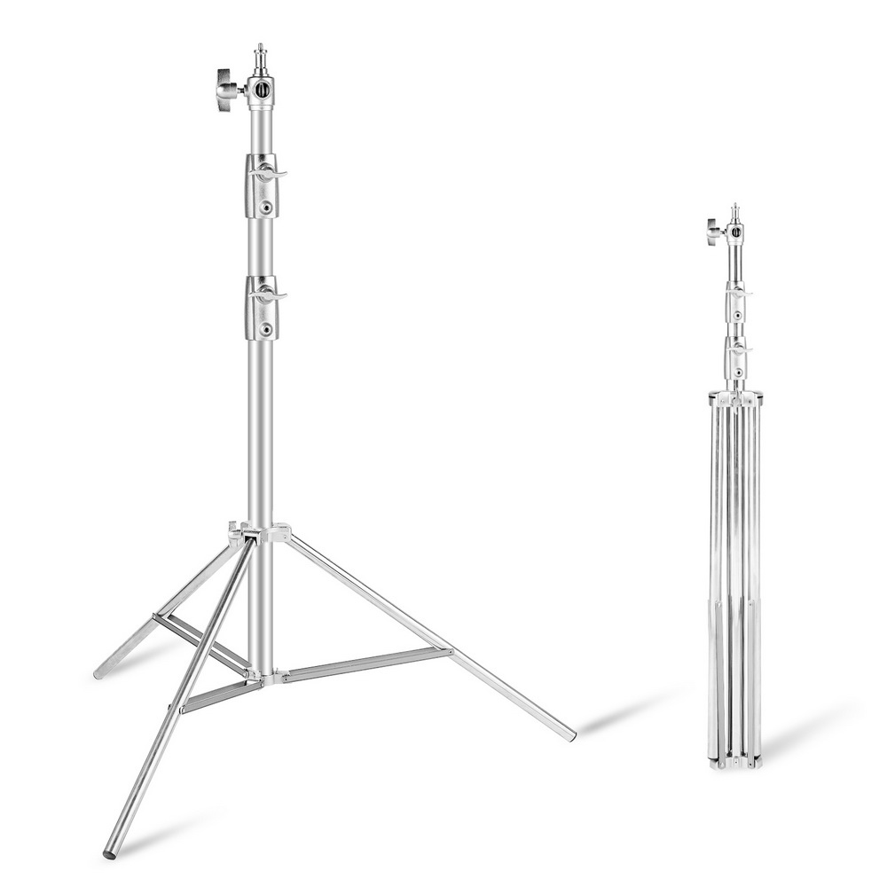 Selens Stainless Steel Light Stand 9ft(280cm) Heavy Duty for Studio ...