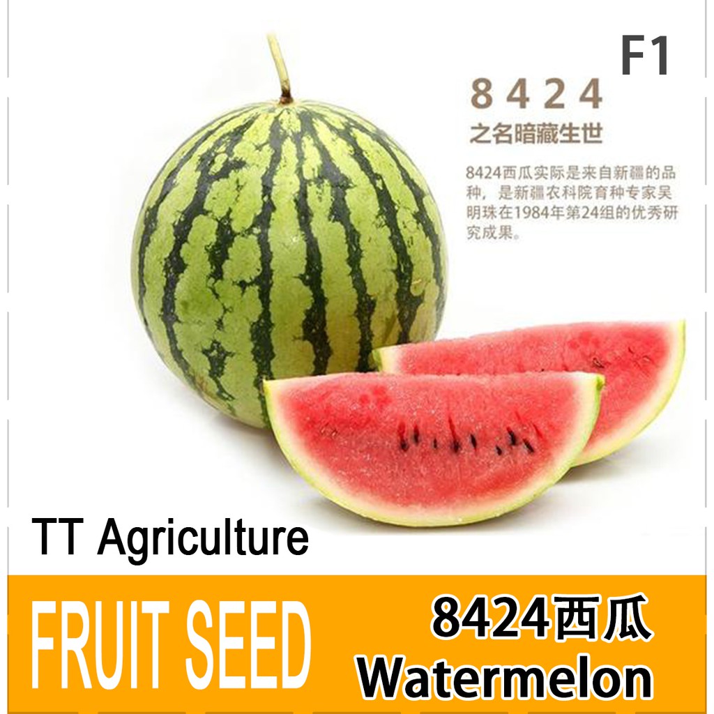 Watermelon Seeds / 8424西瓜种子 ( 15seeds+- ) | Shopee Malaysia