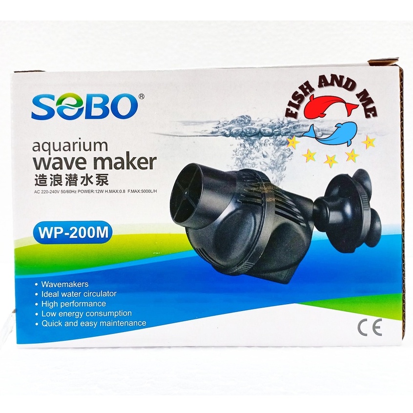 SOBO WP-200M Wave Maker (12w ,5000 l/h 2.5 feet aquarium use) | Shopee ...