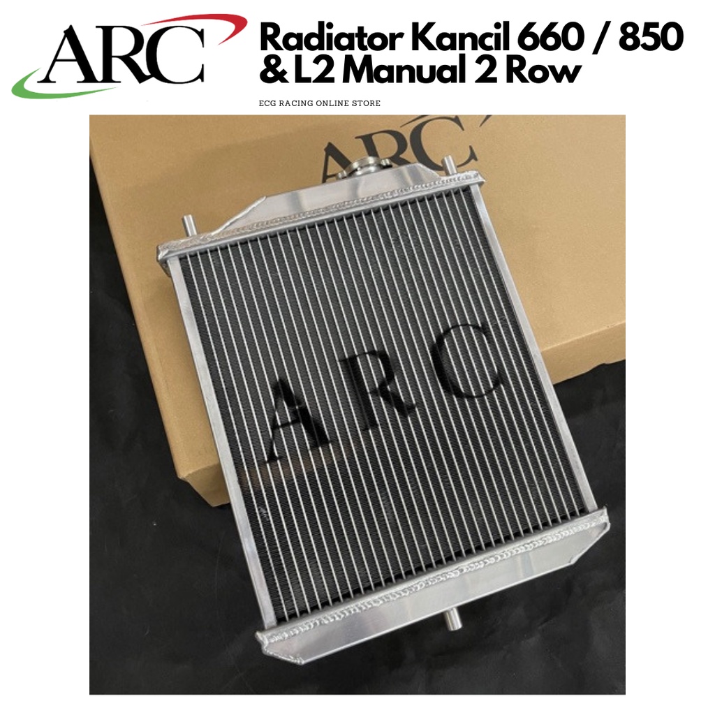 ARC Aluminum Radiator 2 Row Perodua Kancil 660 /850 / L2 L2S | Shopee ...