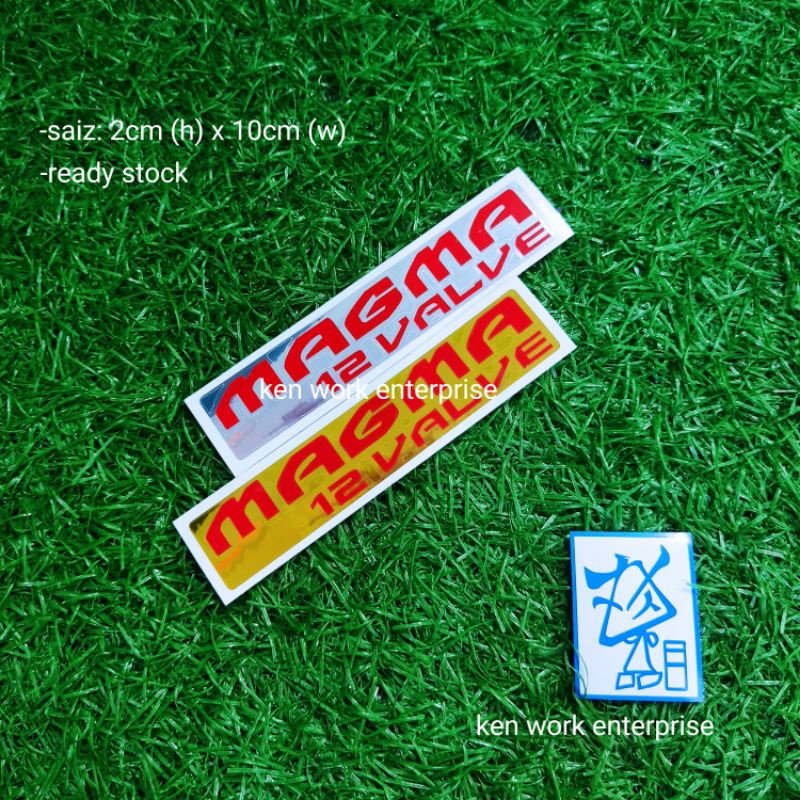 sticker magma 12valve | Shopee Malaysia