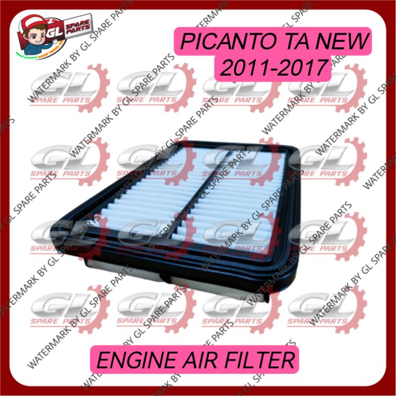 KIA PICANTO TA NEW 2011-2017 ENGINE AIR FILTER 28113-1Y100 | Shopee ...