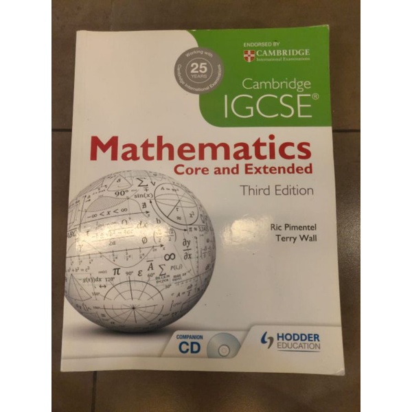 Cambridge IGCSE™ Mathematics Core and Extended Third Edition | Shopee ...