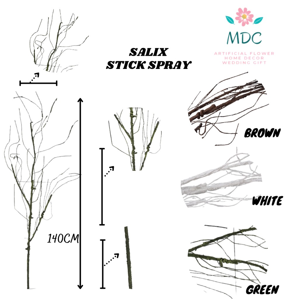 ARTIFICIAL SALIX STICK SPRAY/RANTING KAYU PALSU/RANTING KAYU DAWAI ...
