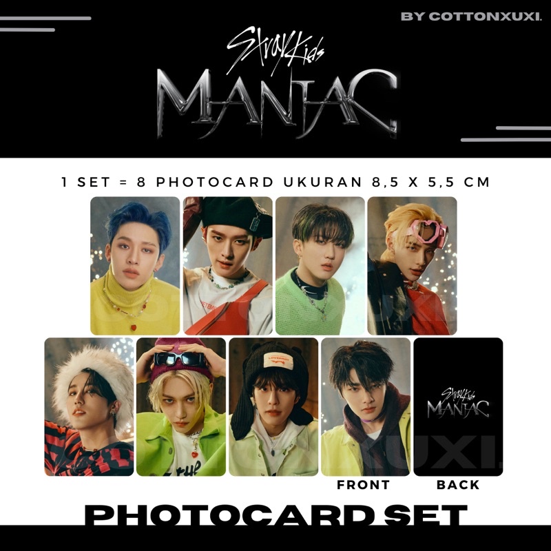(Pc Set) Stray Kids ODDINARY Mini Album Unofficial Photocard Bangmin ...