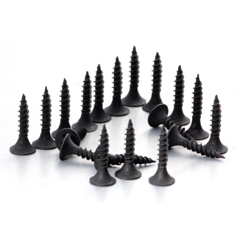 6# x 3/4”, 1”, 1-1/2”, 2” Black Drywall Screw/ skru tajam hitam ...