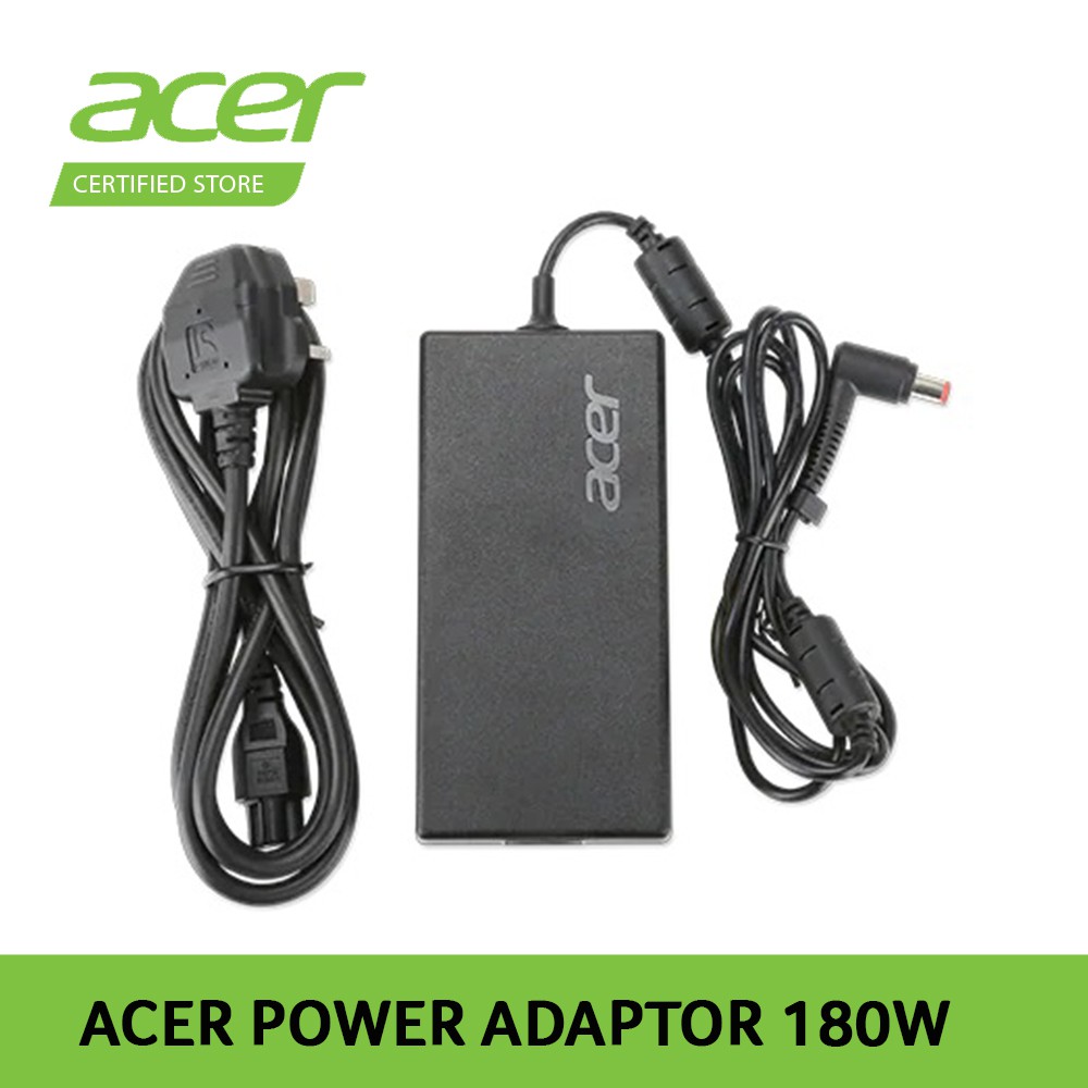 ACER POWER ADAPTER 180W 19.5V-9.23A 1.7 (5.5PHY) AC ADAPTER | Shopee ...