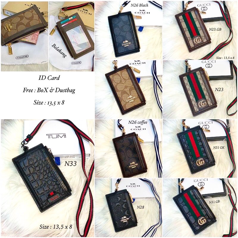 Lv GUCCI CH LANYARD / ID CARD / NAME TAG | Shopee Malaysia