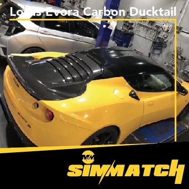 Lotus Evora Carbon Fiber Engine Bay Sail Panel / Ducktail ( Fits Evora ...