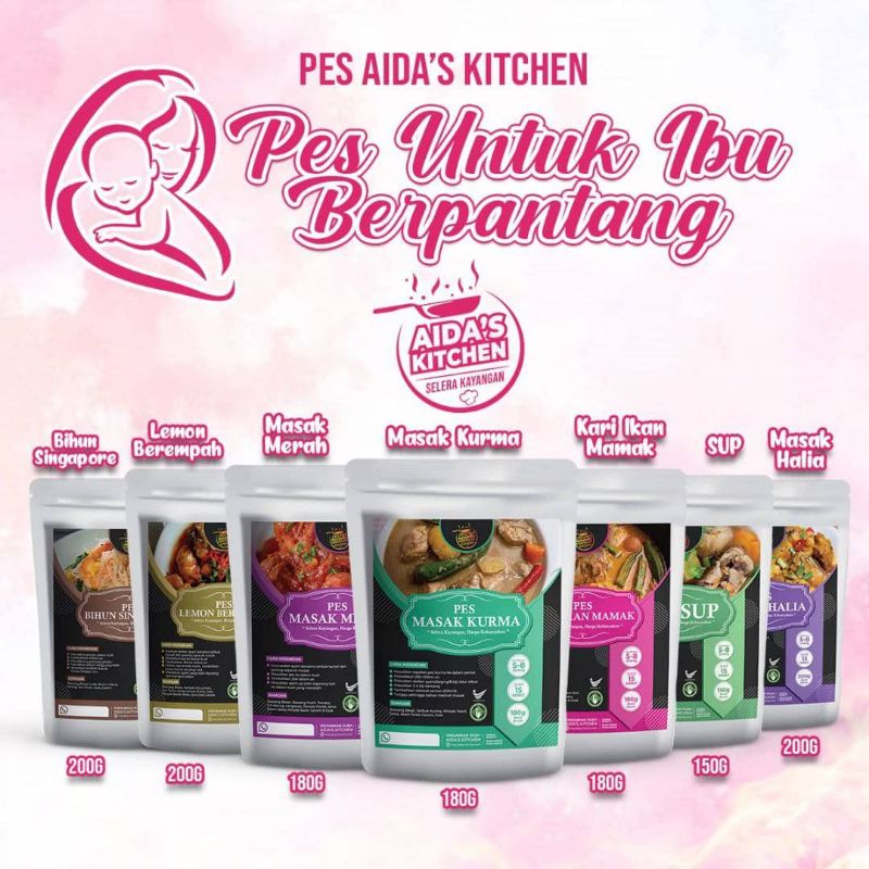 Pes masakan segera untuk ibu2 berpantang pes aida 's kitchen - mudah ...