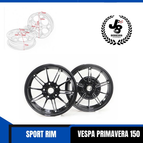 VESPA PRIMAVERA 150 SPRINT 150 GTS 250 300 GTV300 Wheel Ring Rim SPORT ...