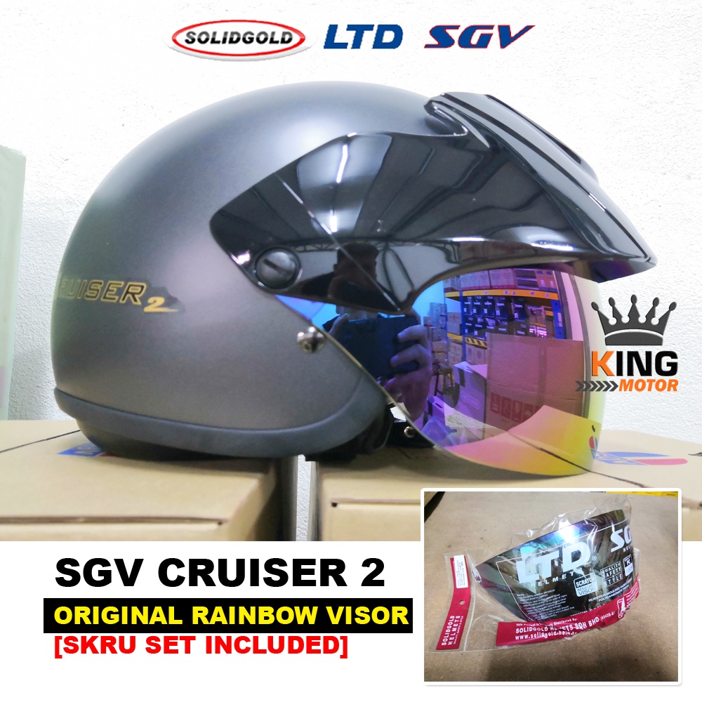 SGV CRUISER ORIGINAL VISOR-SKRU SET INCLUDED | Shopee Malaysia