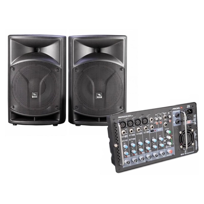 PROEL FREEPASS10USB All-In-One Portable PA Sound System (FREEPASS-10USB ...