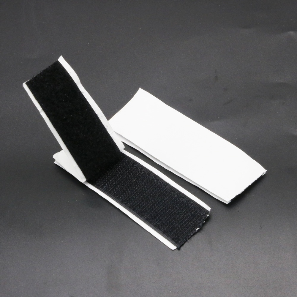 1 meterBlack Magic Tap Self Adhesive Hook Loop Fastener Nylon Sticker ...