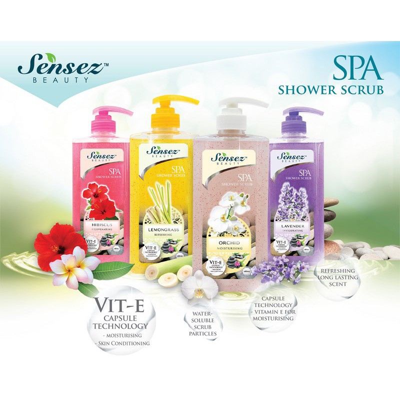 Sensez Beauty SPA Shower Scrub 680ml | Shopee Malaysia