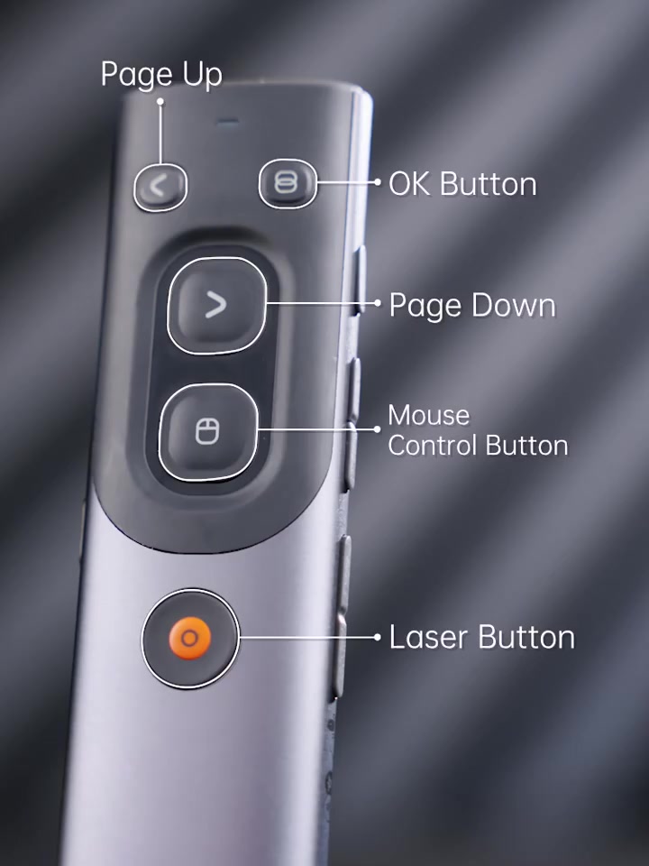 Baseus Spotlight Presentation Remote Wireless Laser Pointer ...