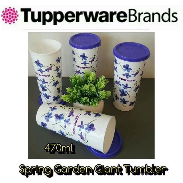 Tupperware spring garden tumbler 470ml (1pc) | Shopee Malaysia
