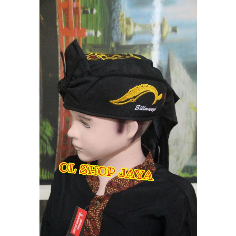 HITAM Head sunda Java Children & Adults Embroidery kujang macan Right ...