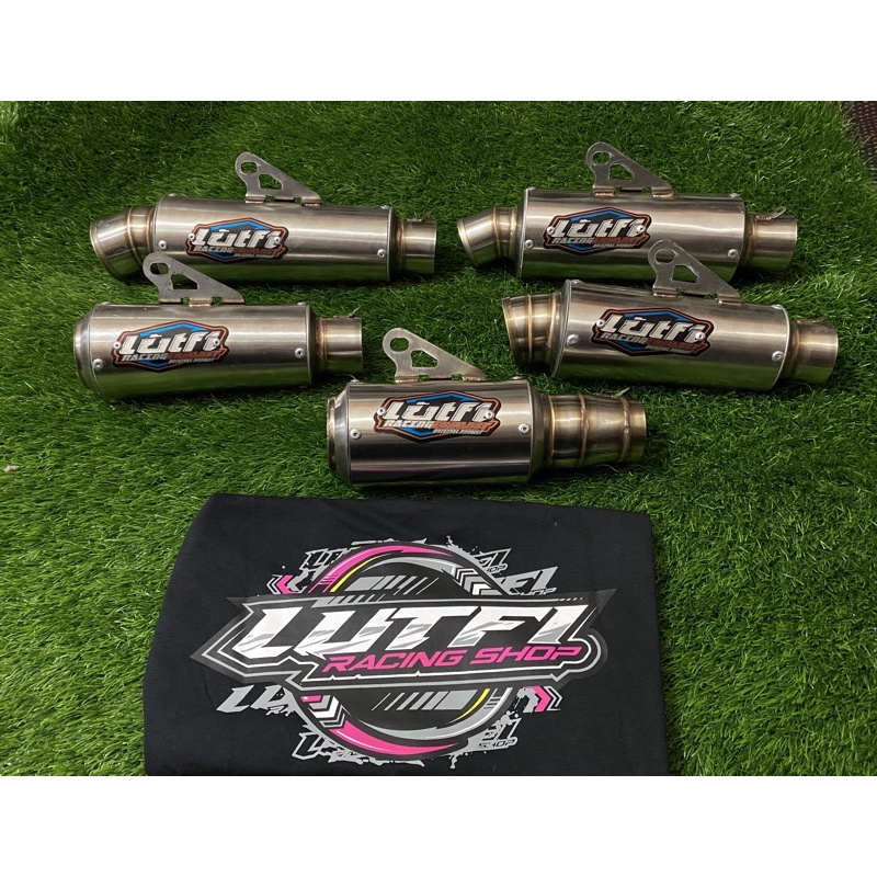 Original Lutfi Racing exhaust slincer (BONUS HRC HOSE) | Shopee Malaysia