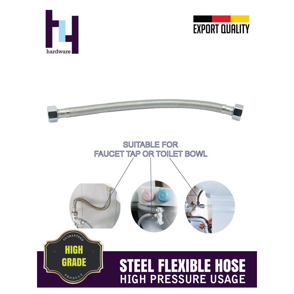 VIP HIGH PRESSURE STAINLESS STEEL INLET FLEXIBLE HOSE PIPE | Shopee ...