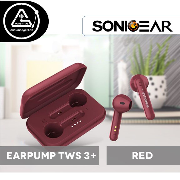 SonicGear Earpump TWS 3+ Bluetooth True Wireless Type-C POD Earphones ...