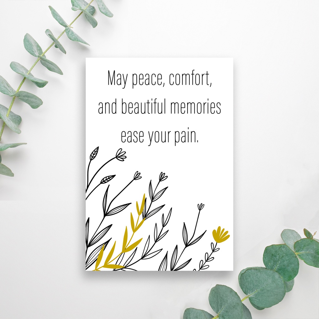 Condolence Card / Deepest Sympathy card / Thinking of You / Sorry For ...