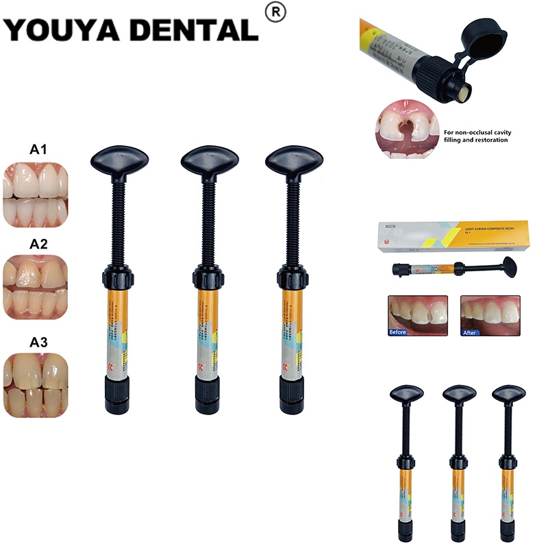 1pcs Light-curing Resin Material A1 A2 A3 Light-curing Microhybrid ...