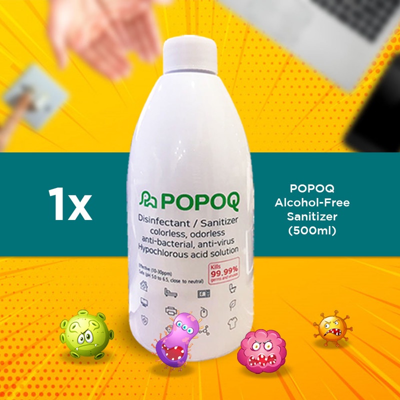Ready Stock | Popoq Korea Sanitiser Medical Grade + Alcohol Free | Non ...