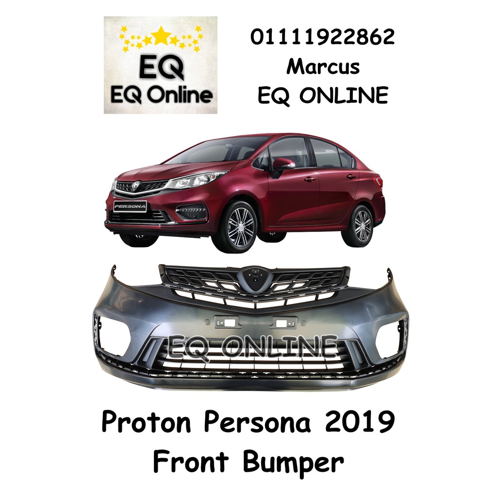 Proton Persona VVT 2019 Facelift (2nd Model) Front Bumper PP Plastic ...