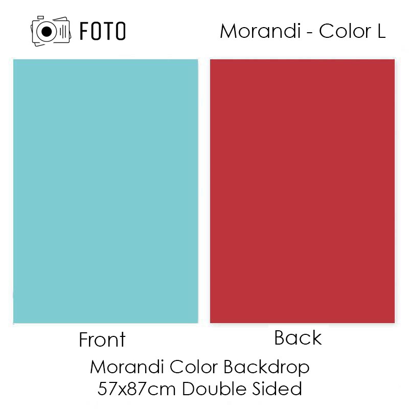 Morandi 2 Sides Photo Background Paper Green Screen Backdrop Paper ...