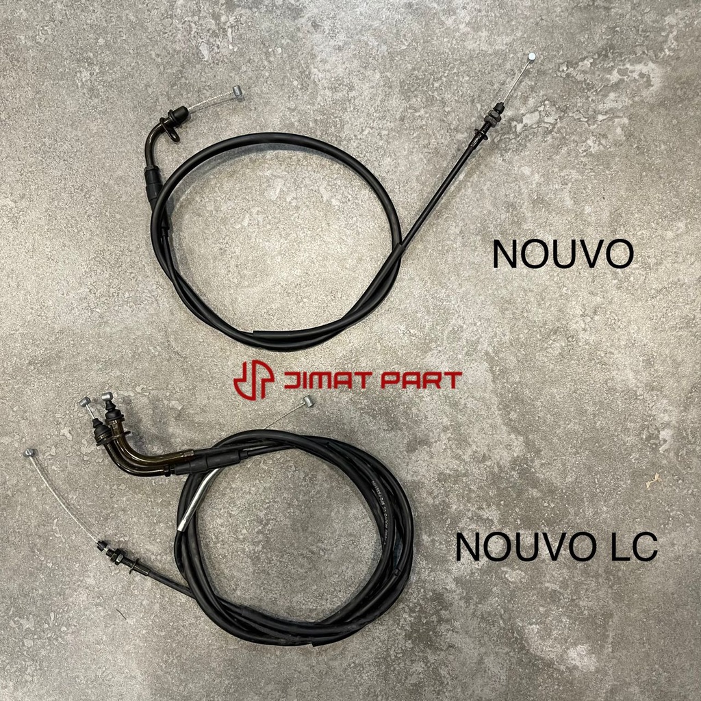 YAMAHA NOUVO / NOUVO S / NOUVO LC MINYAK CABLE THROTTLE CABLE | Shopee ...