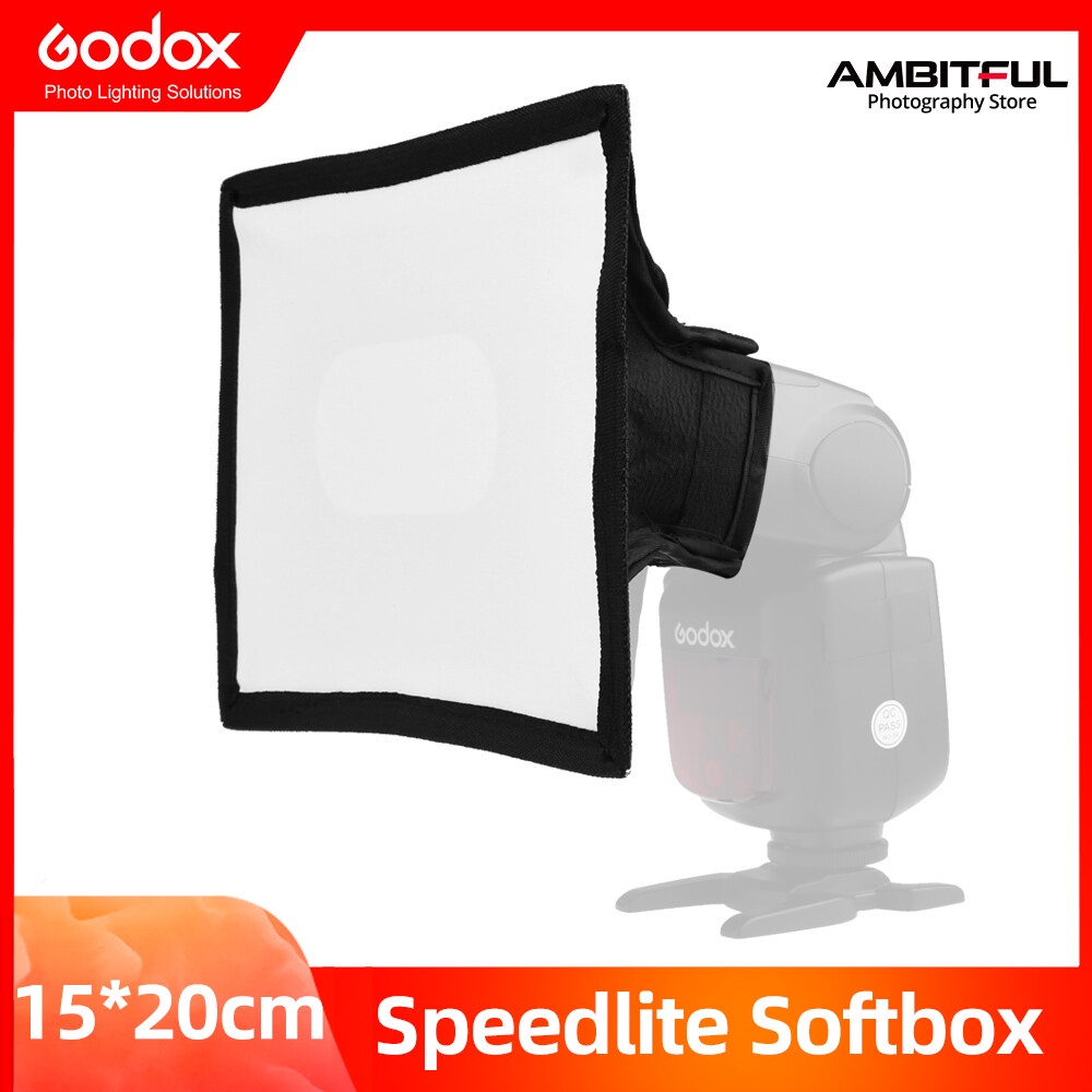 Godox SB15*20 Universal 15x20cm Light Flash Diffuser Foldable Softbox For camera flash | Shopee ...