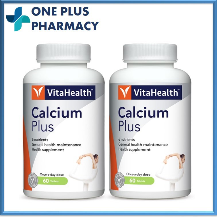 VitaHealth Calcium Plus 60's / 2x60's [EXP 07/2026] | Shopee Malaysia