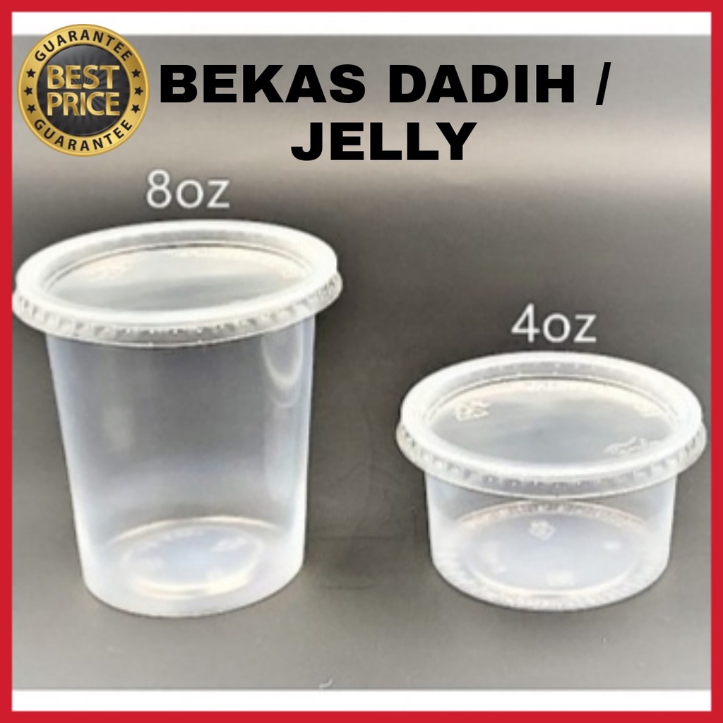 PP Round Plastic Container ( Bekas Jeli / Bekas Dadih) BEKAS DADIH ...