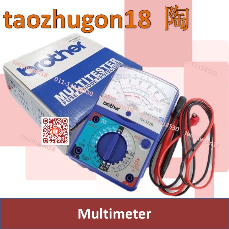 Brother Analog Multimeter YH-372B Multitester | Shopee Malaysia