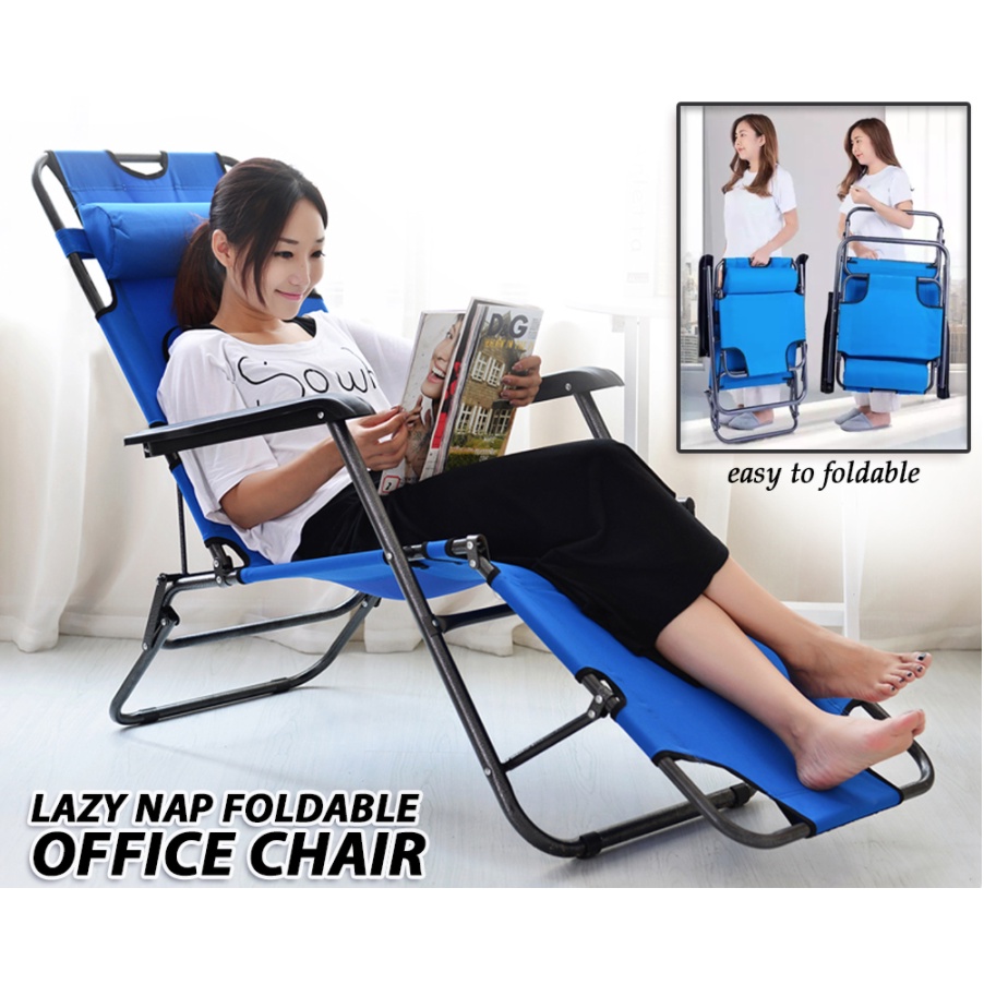 Lazy Chair Foldable Chair Lunch Chair Single Chair Can Sleep Can Sit ...