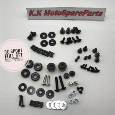 SUZUKI RG RGV BODY SCREW SET LEGSHIELD KEPAK / BODY FRAME / HANDLE ...