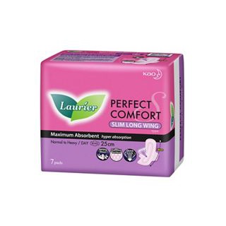 Laurier Perfect Comfort Slim Long Wing 25cm 7’s/14’s | Shopee Malaysia
