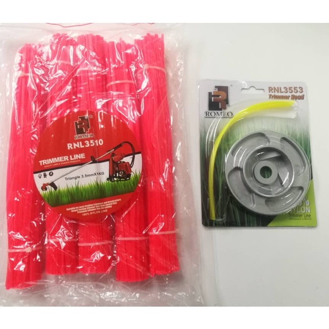 RROMEO NYLON CUTTER BLADE TRIANGLE 3.5MM + RROMEO SR 3.5MM 1KG CUT ...
