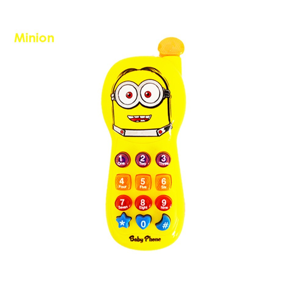 Cartoon Phone With 12 Music & Light For kids & Children / Telefon ...